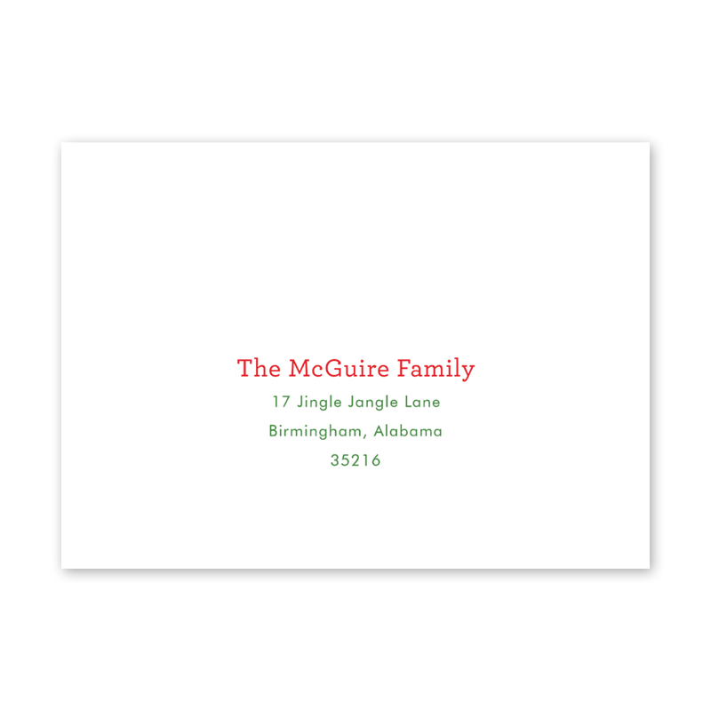 Light the Way Border Recipient Address Printing– Dogwood Hill