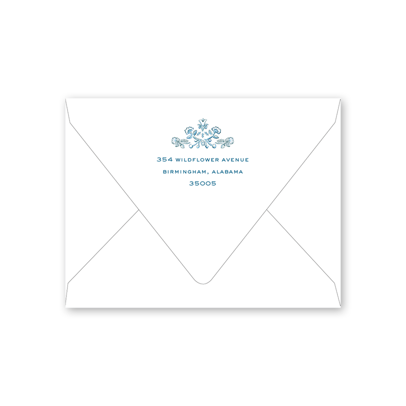Folklore Blue Folded Envelopes– Dogwood Hill