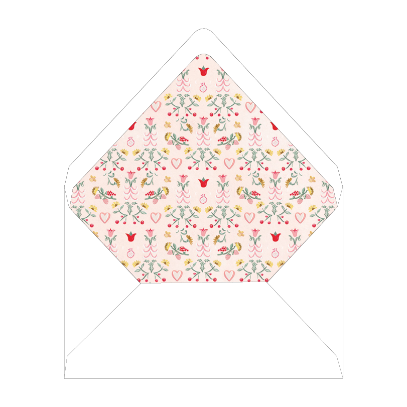 Folklore Pink Folded Liner– Dogwood Hill