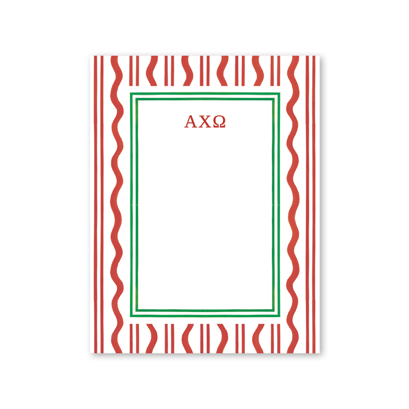Alpha Chi Omega Toast of the West Coast Notepad– Dogwood Hill