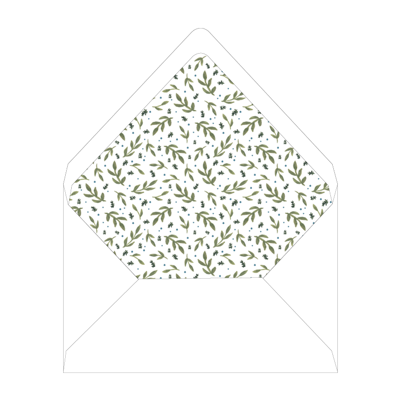 Berry Garland Juniper Baby Shower Liner– Dogwood Hill