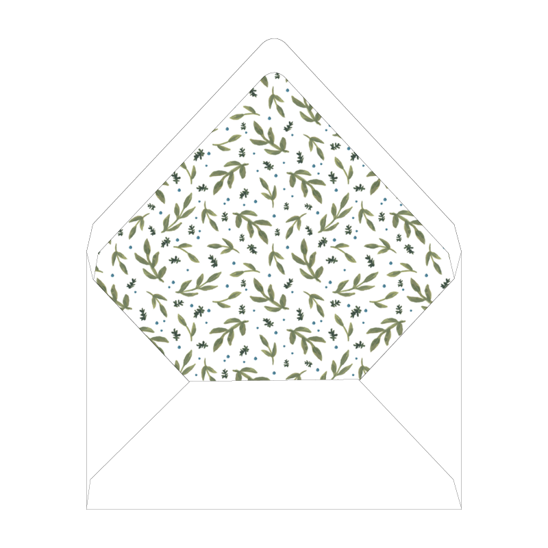Berry Garland Juniper Folded Liner– Dogwood Hill