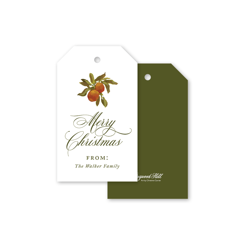 Gilded Citrus Gift Tags– Dogwood Hill
