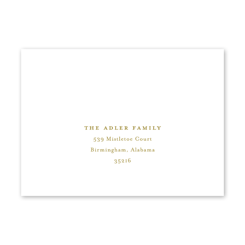 Signature Charming Border Ecru Photo Mount Recipient Address Printing ...