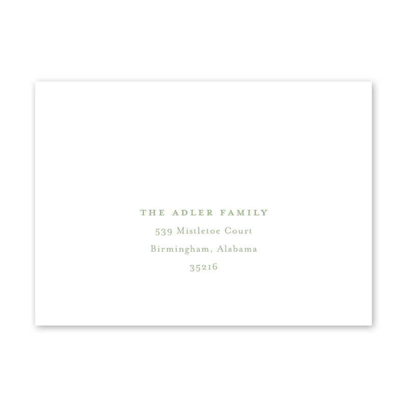 Signature Charming Mint Recipient Address Printing– Dogwood Hill