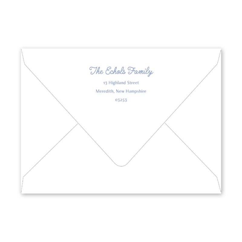Signature Delight Blue Envelopes– Dogwood Hill