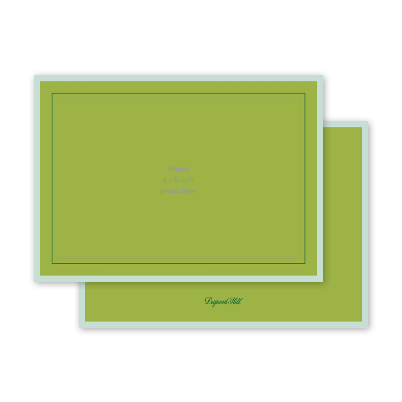 Signature Glee Green Landscape Photo Mount– Dogwood Hill