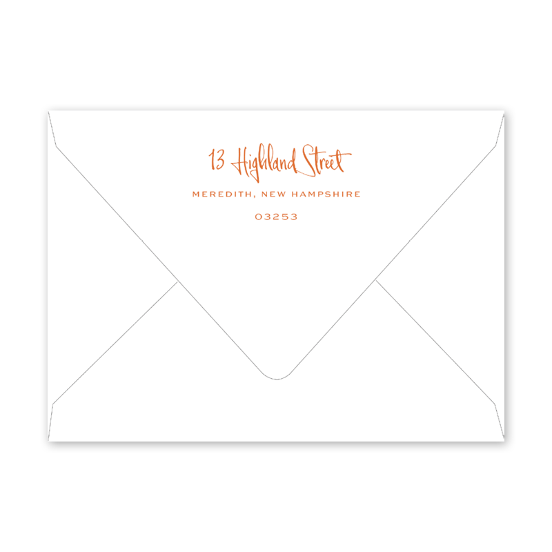 Signature Glee Orange Envelopes– Dogwood Hill