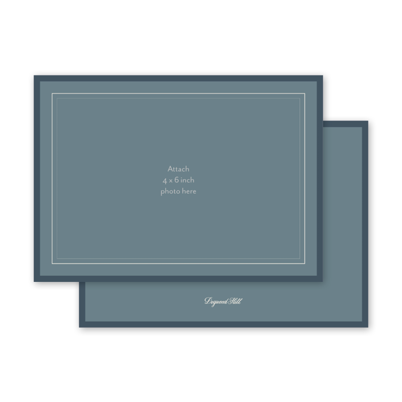 Signature Glee Slate Landscape Photo Mount– Dogwood Hill