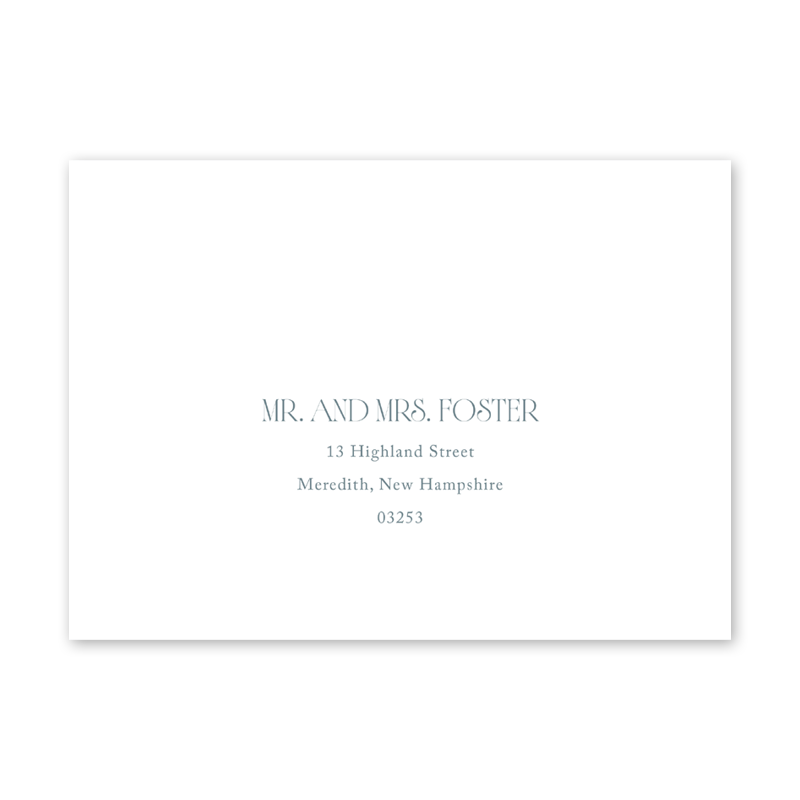 Signature Jolly Slate Recipient Address Printing– Dogwood Hill