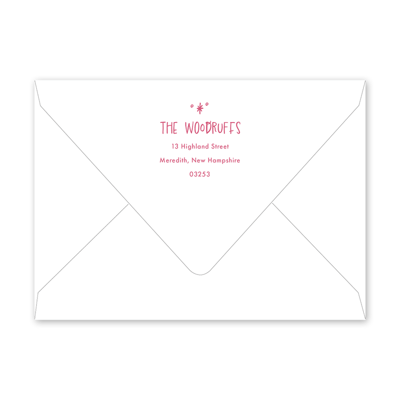 Signature Sparkle Hot Pink Envelopes– Dogwood Hill