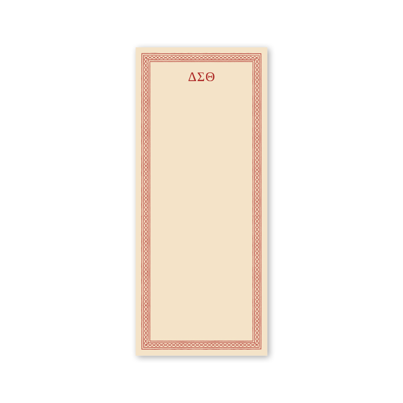 Delta Sigma Theta Dolly Blooms Skinny Notepad– Dogwood Hill