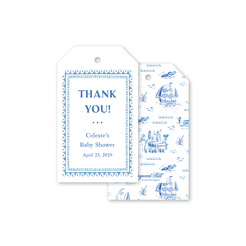 Three Ships Wave Gift Tags– Dogwood Hill