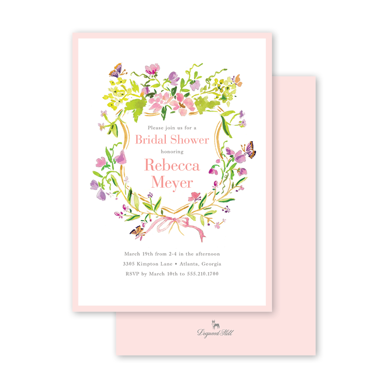 Butterfly Crest Bridal Shower– Dogwood Hill