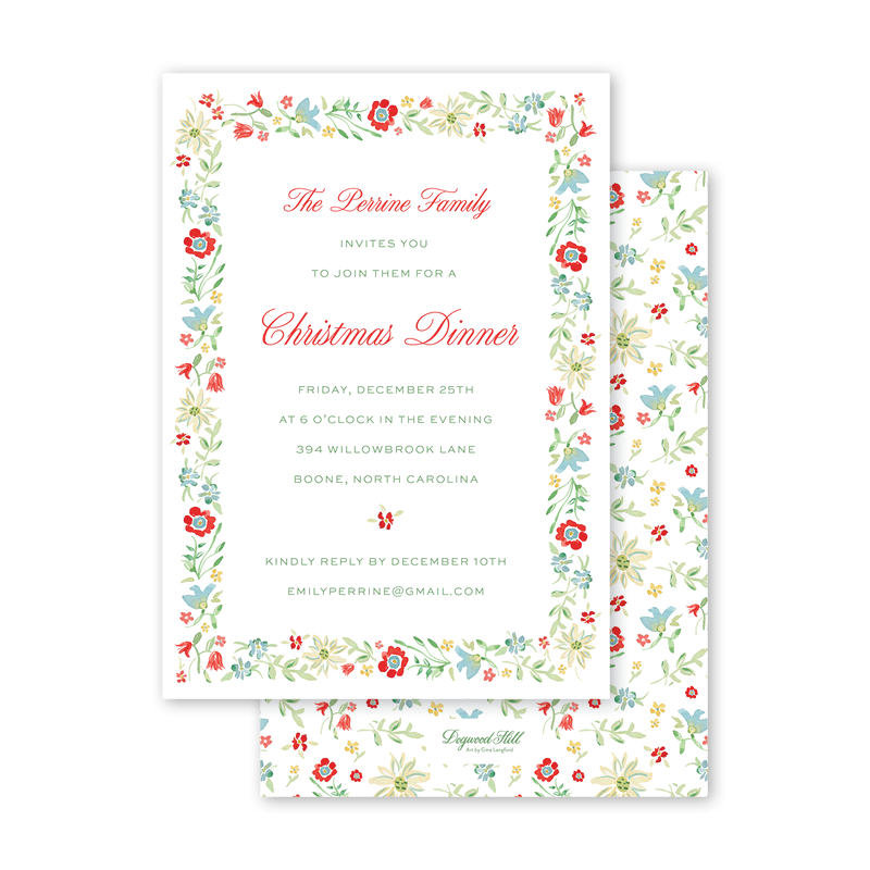 Swedish Blooms Invitation– Dogwood Hill
