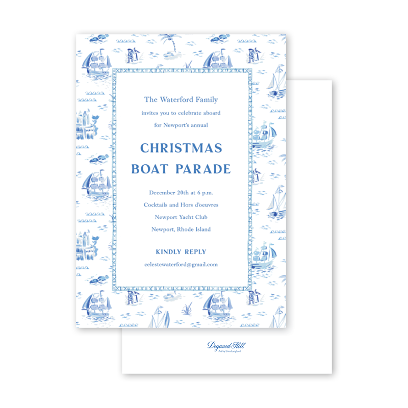 Three Ships Invitation– Dogwood Hill