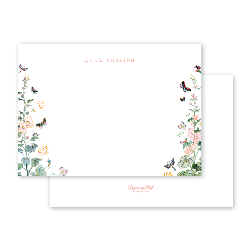 Garden Tea Floral Notecard– Dogwood Hill