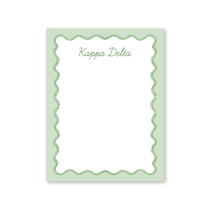 Kappa Delta Flower Cart Notepad– Dogwood Hill