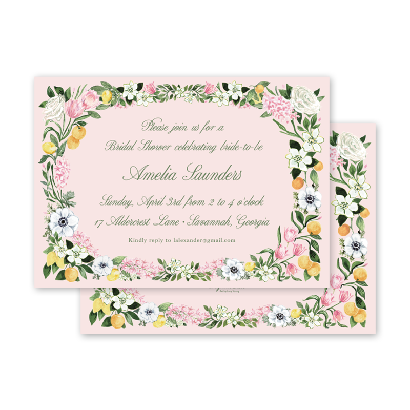 Joie des Fleurs Blush Bridal Shower– Dogwood Hill