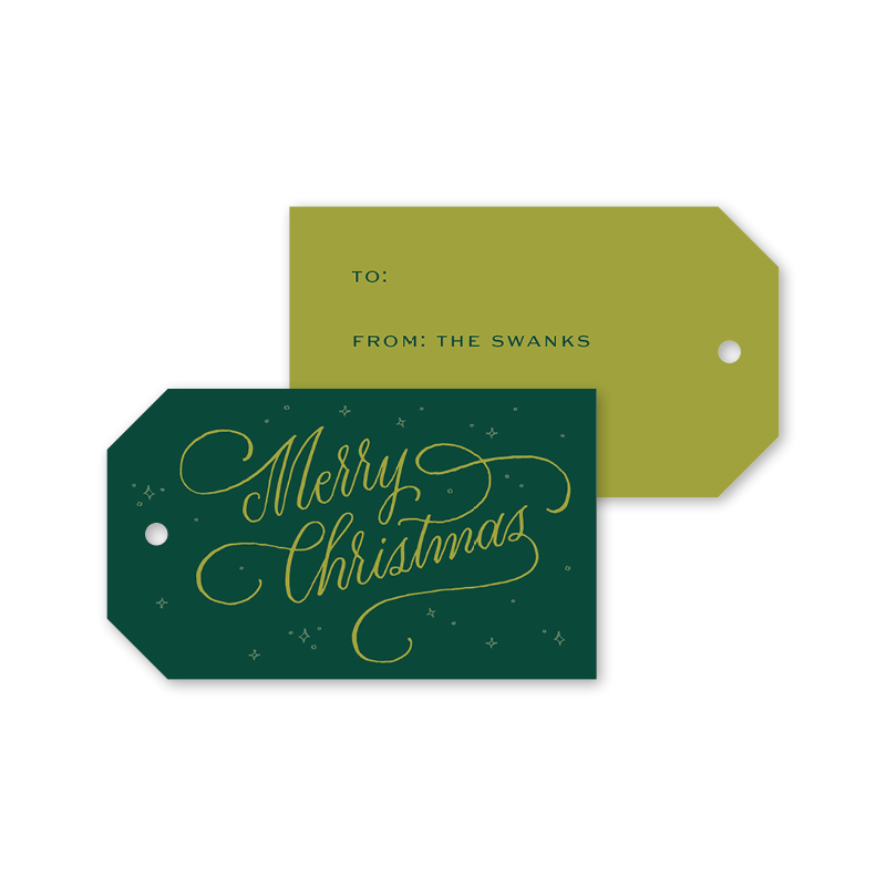 Jubilee Sparkle Green Gift Tags– Dogwood Hill