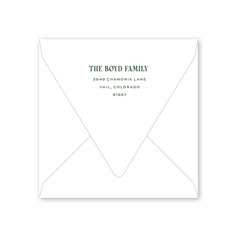 Silvertip Scallop Photo Mount Envelopes– Dogwood Hill