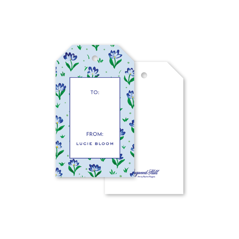 Bold Blooms Border Gift Tags– Dogwood Hill