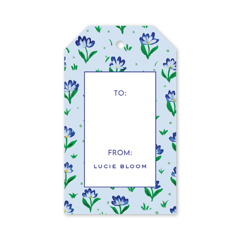 Bold Blooms Border Gift Tags– Dogwood Hill