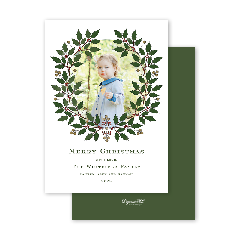 Holly Stencils Wreath– Dogwood Hill