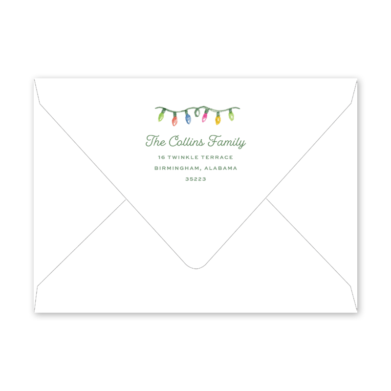 Twinkle Lights Strand Border Landscape Strand Envelopes– Dogwood Hill