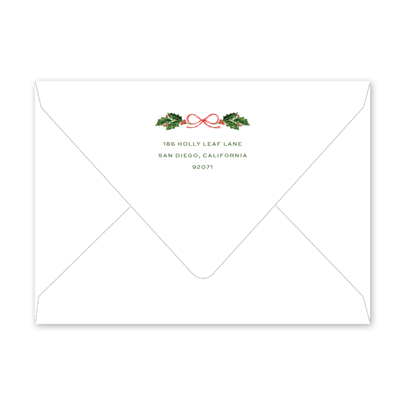 Christmas Countdown Scallop Border Envelopes– Dogwood Hill