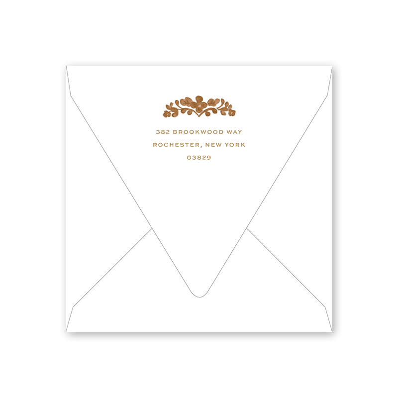 Porcellana Rossa Wreath Envelopes– Dogwood Hill