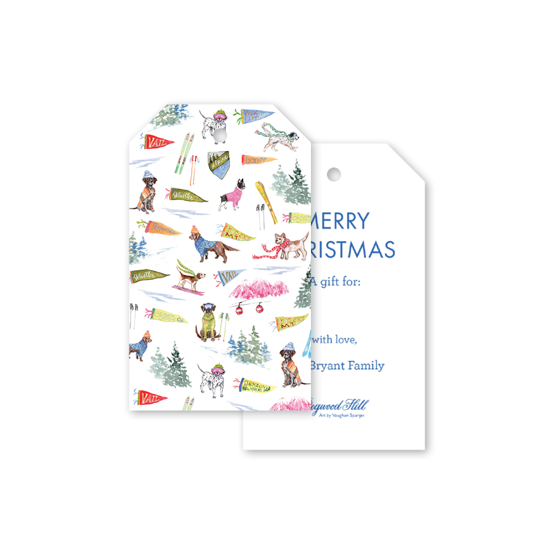Ski Dogs Gift Tags– Dogwood Hill