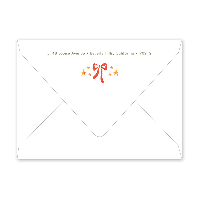 Festive Flashback Red Border Landscape Envelopes– Dogwood Hill