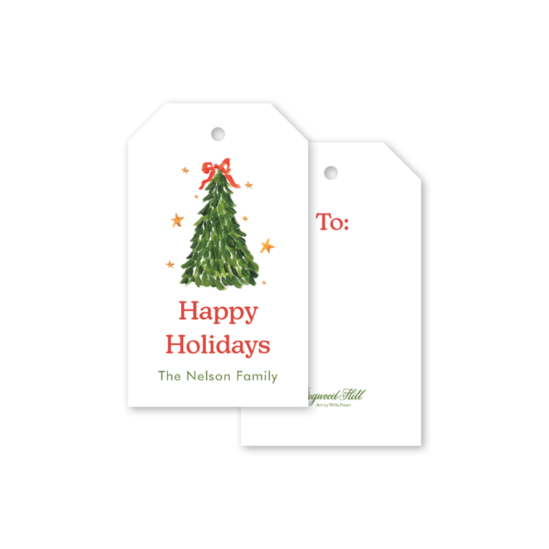 Festive Flashback Tree Gift Tags– Dogwood Hill