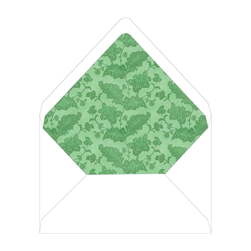 Everard Damask Folded Liner– Dogwood Hill