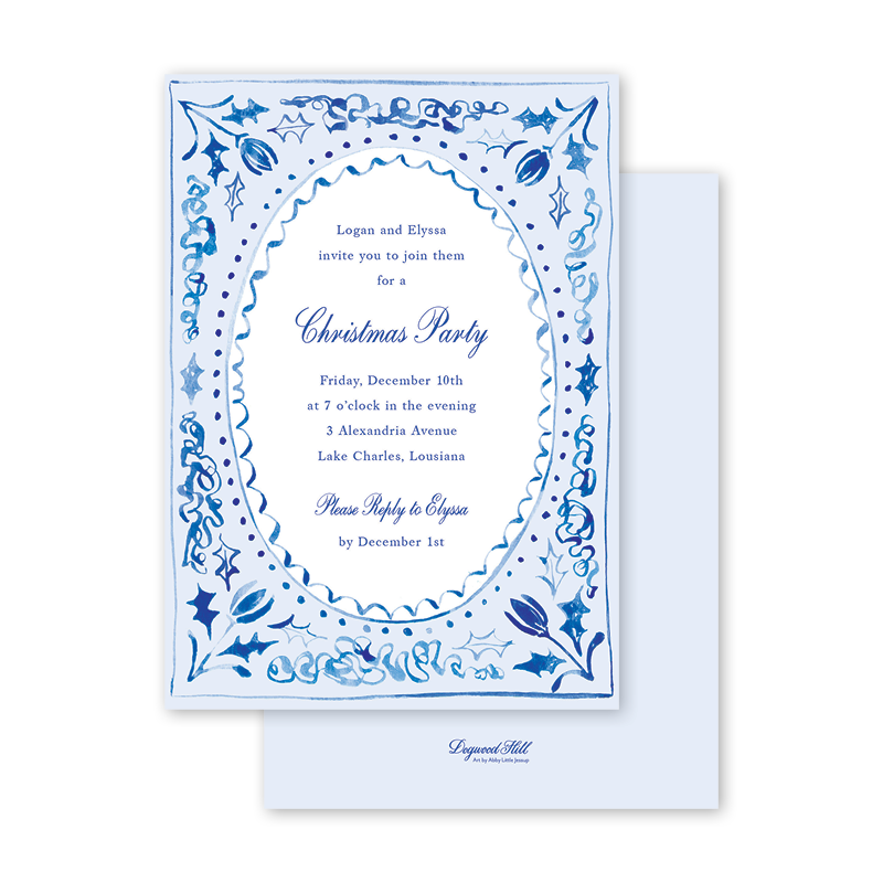 Dutch Holiday Invitation– Dogwood Hill