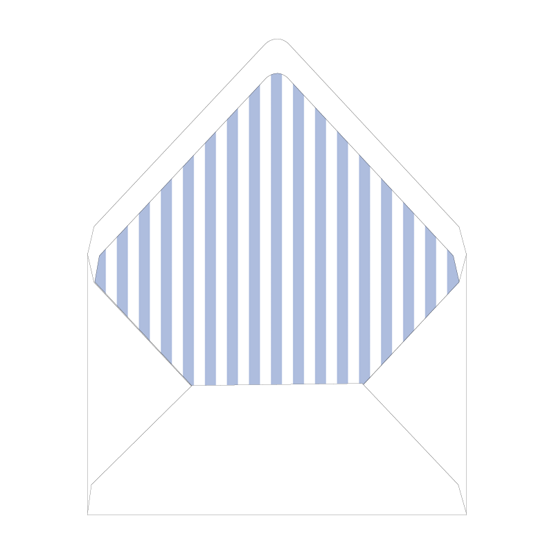 Blue Hydrangea Notecard Liner– Dogwood Hill