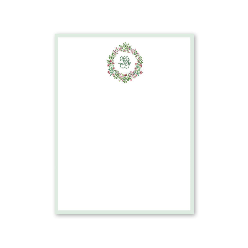 Eden's Ribbon Wreath Notepad– Dogwood Hill