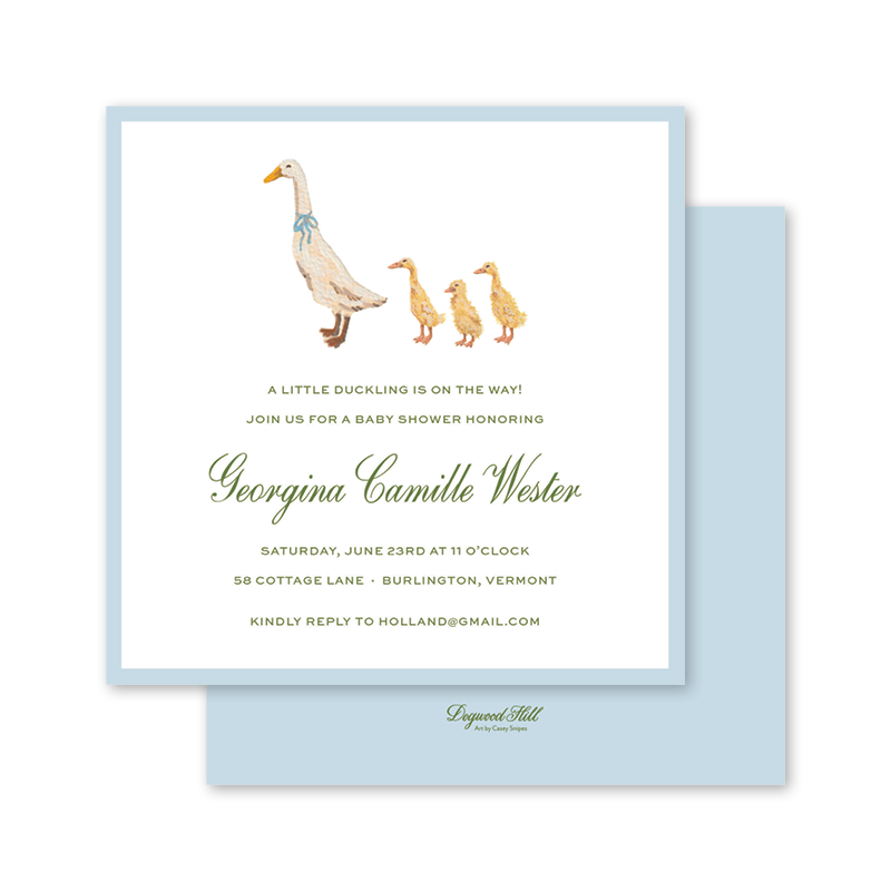 Cottagecore Blue Duckling Baby Shower– Dogwood Hill
