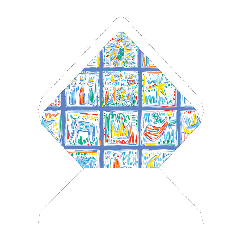 Mosaic Nativity Folded Liner– Dogwood Hill