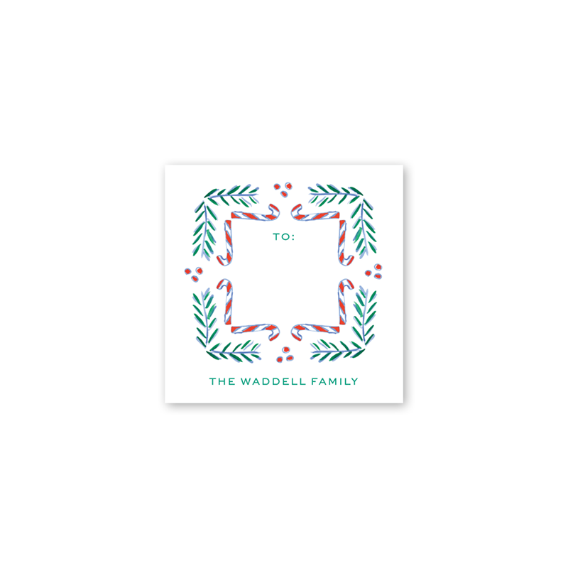 Peppermint Holly Border Stickers– Dogwood Hill