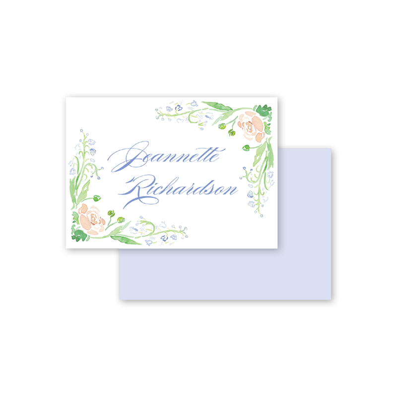 Lily of the Valley Pink Calling Card– Dogwood Hill