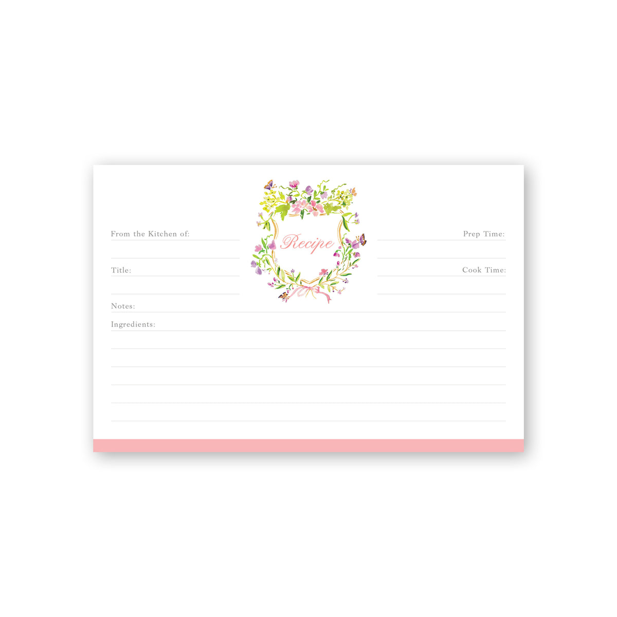 Butterfly Crest Recipe Card– Dogwood Hill