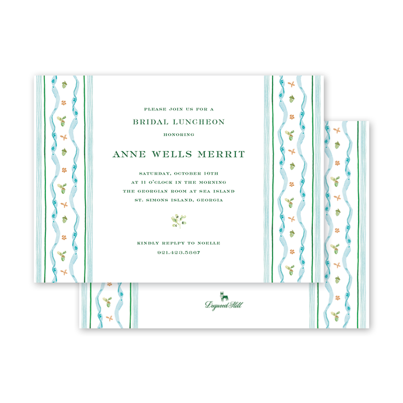 Personalized, Stylish Invitations for Tea, Brunch, & Luncheons– Dogwood ...