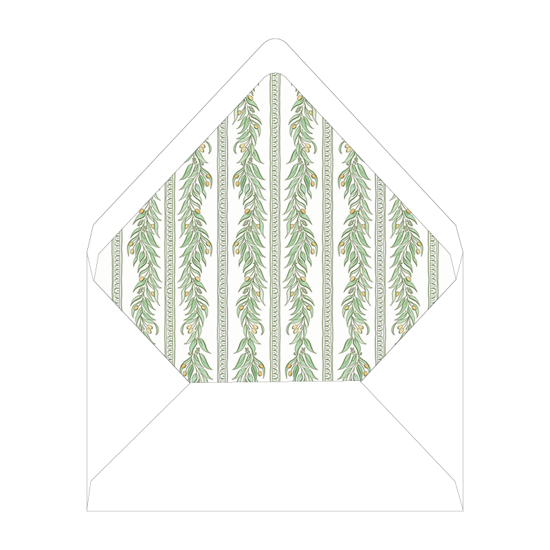 Capri Kumquat Topiary Folded Liner– Dogwood Hill