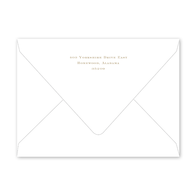 Epiphany Gold Graduation Envelopes– Dogwood Hill