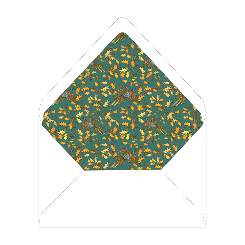 Oakwood Pheasant Dinner/Party Liner– Dogwood Hill