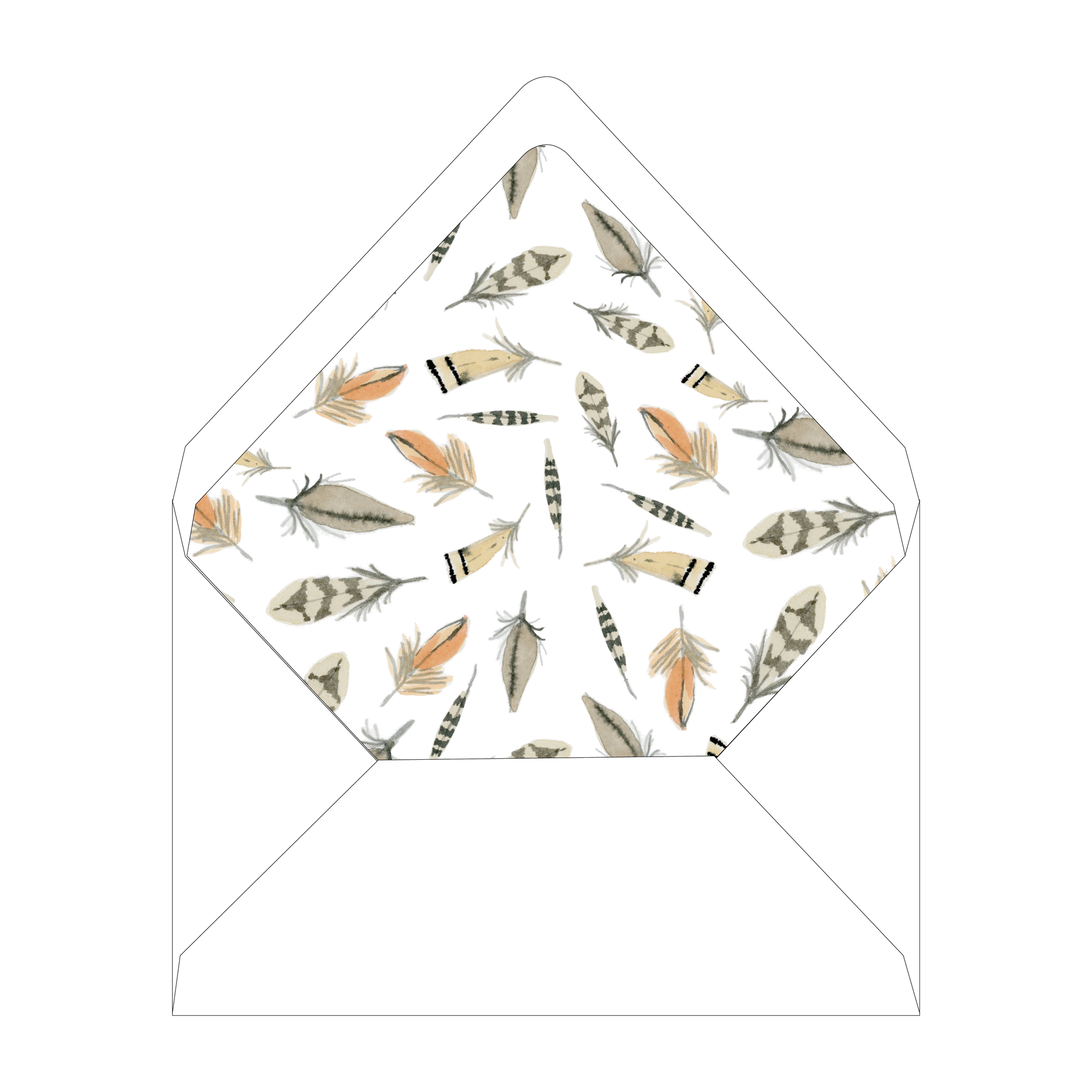 Feather Crest Graduation Liner– Dogwood Hill