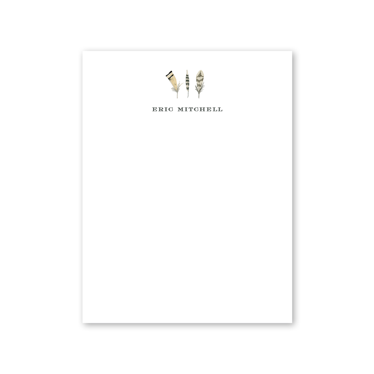 Feather Crest Notepad– Dogwood Hill