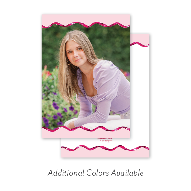 Ribbons Border Photo Graduation– Dogwood Hill